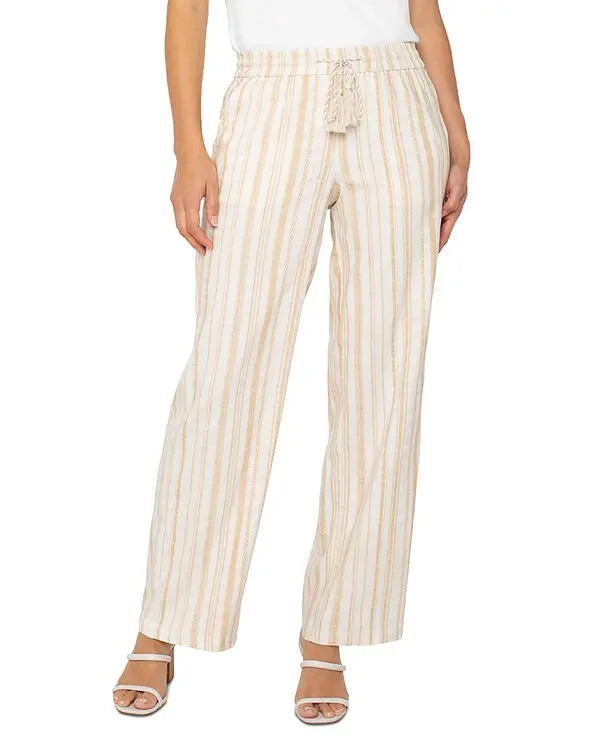 LIVERPOOL Striped Drawstring Pants