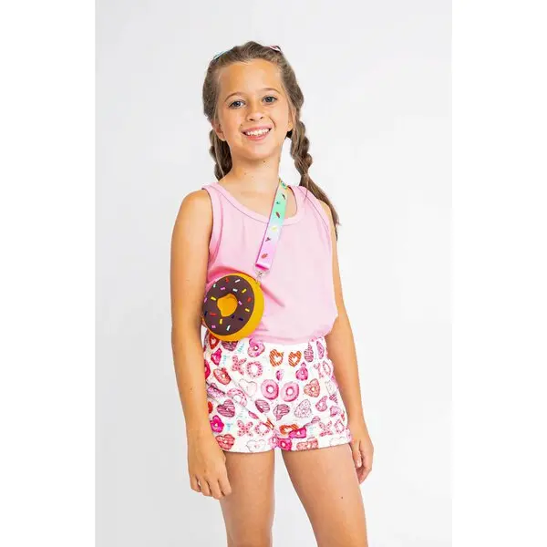 PREPPY GOOSE Printed Plush Lounge Shorts