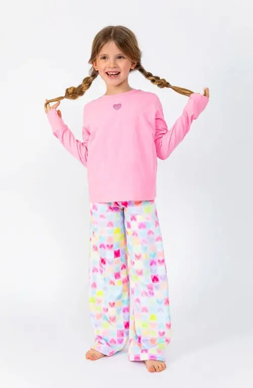 PREPPY GOOSE Plush Lounge Pants - Multicolor
