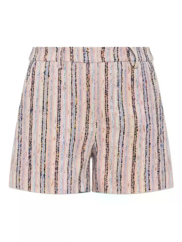 Munthe Striped High-waisted Shorts