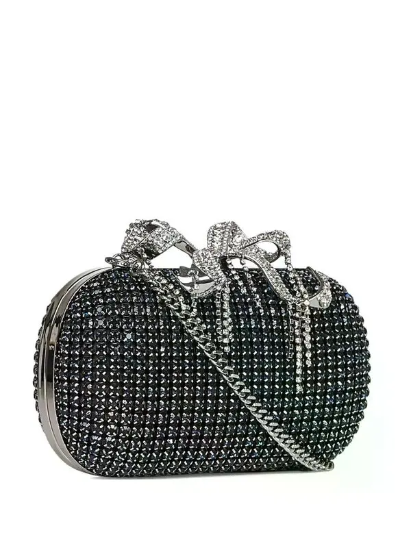 SELF-PORTRAIT Crystal-embellished Clutch