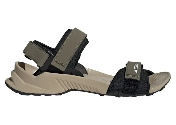 Adidas Terrex Hydroterra Sandals - Olive Strata/core Black/wonder Beige