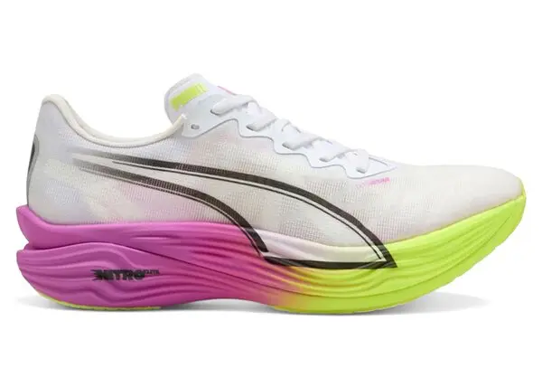PUMA Deviate Nitro Elite 3in - White/pure Magenta