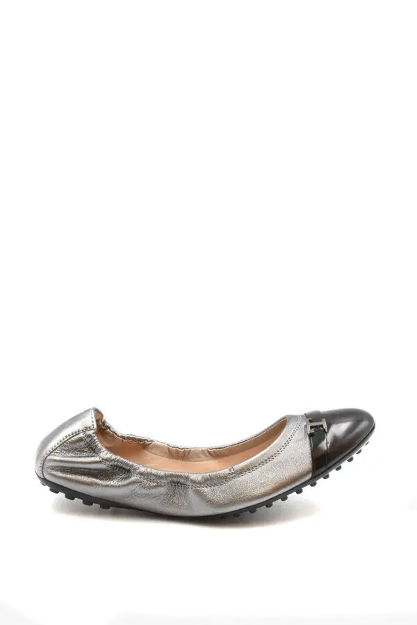 TOD'S Ballet Flats - Dark Gray