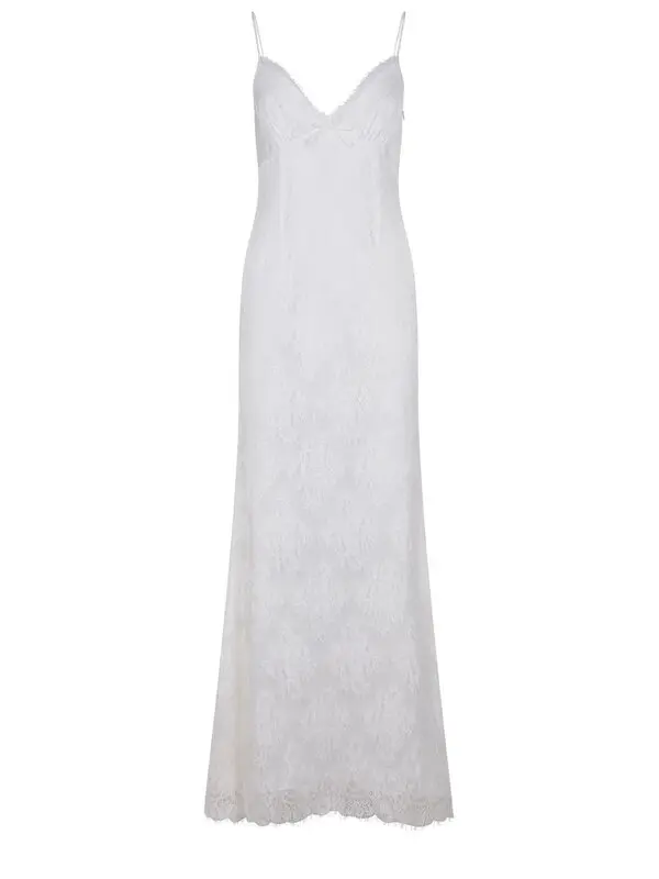 SELF-PORTRAIT Lace Dress - White
