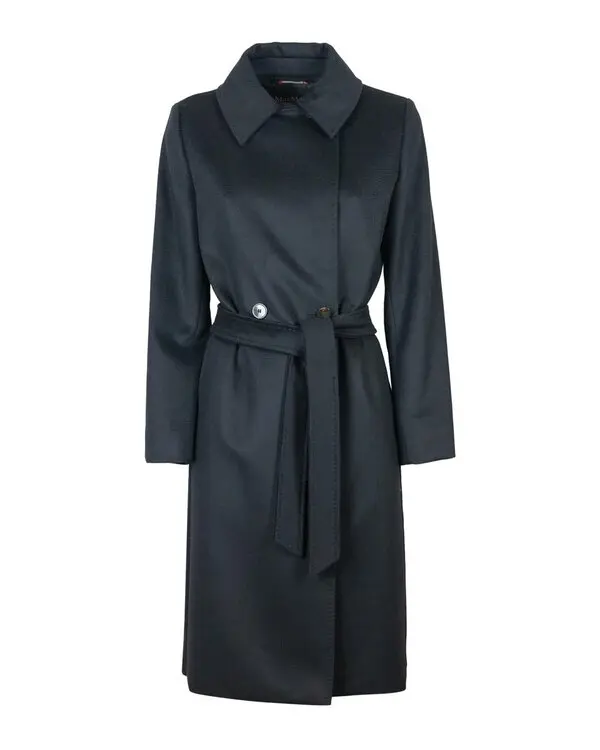 MAX MARA STUDIO Belted Coat - Black
