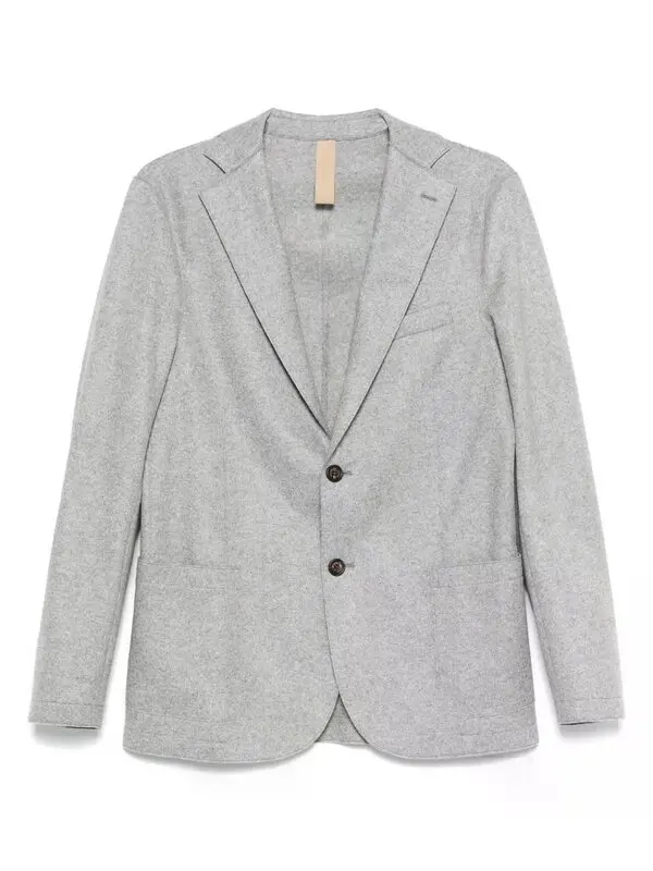 Eleventy Single-breasted Blazer - Grey