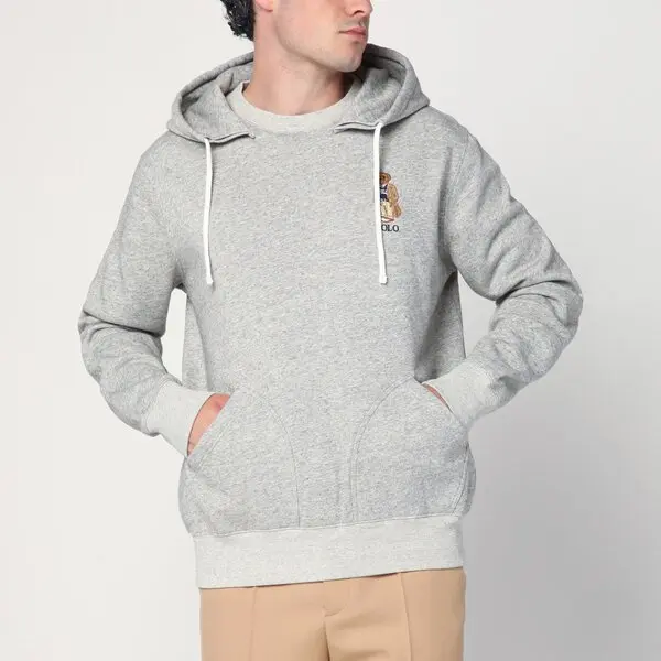 Ralph Lauren Polo Bear Hoodie - Grey