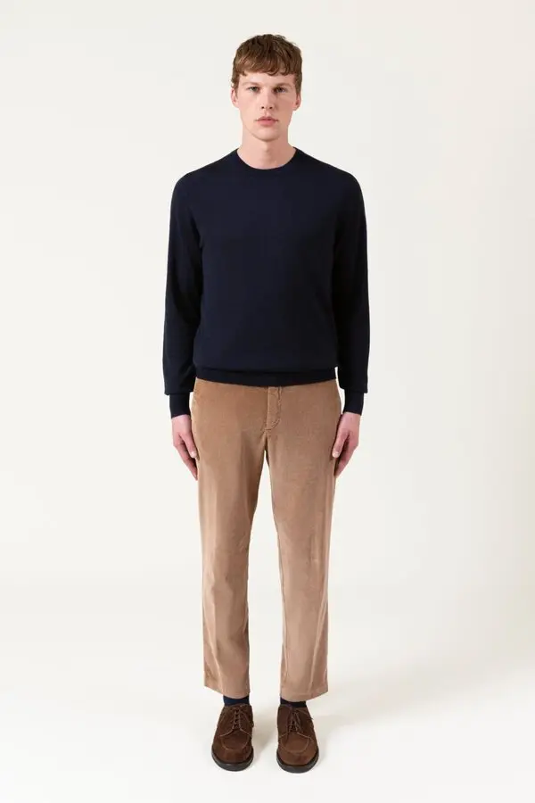 AUTORE Newman Velvet Effect Trousers