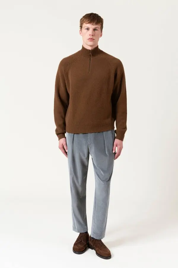 AUTORE Holden Wool And Cashmere Sweater - Marrone