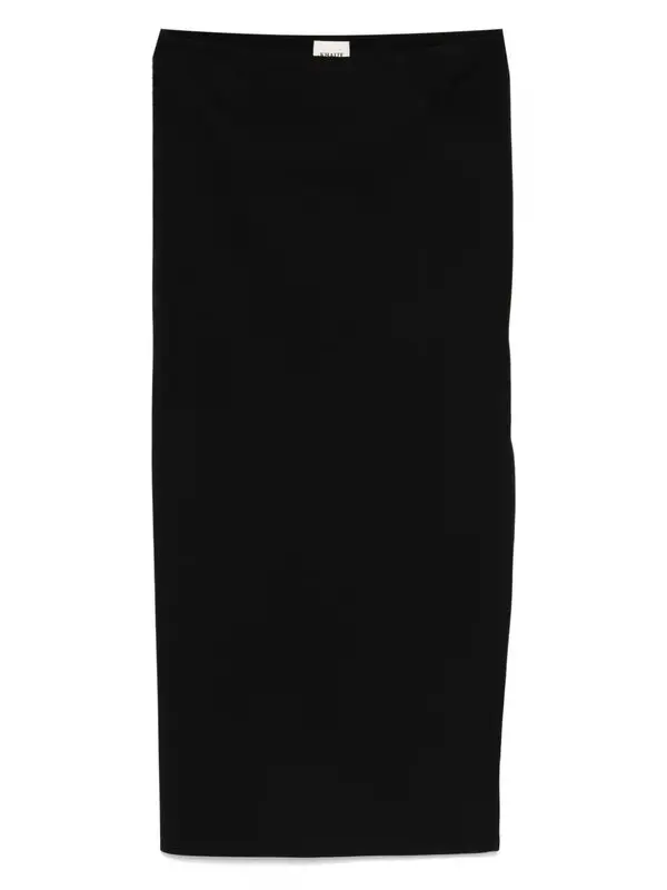 Khaite Lilth Midi Skirt - Black
