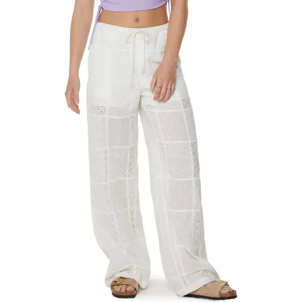 Roxy Eyelet Wide Leg Pants