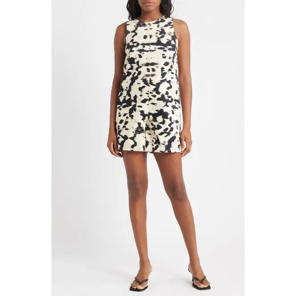 Topshop Animal Print Romper