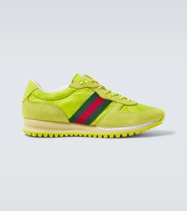 Gucci Re-motion Web Stripe Sneakers
