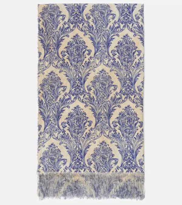 THE HOUSE OF LYRIA Tormento Linen And Cotton-blend Tablecloth