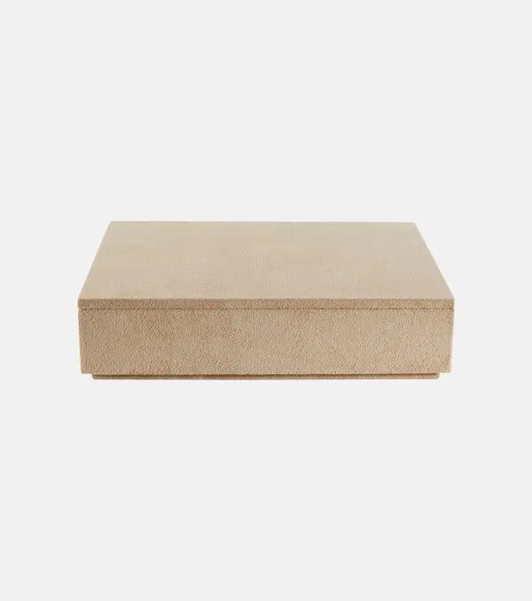 MICHAEL VERHEYDEN Michaël Verheyden Suede And Wooden Letterbox - Beige
