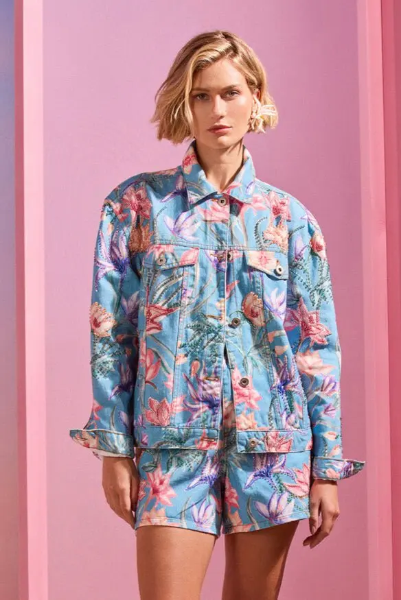 PatBO Amaryllis Denim Jacket