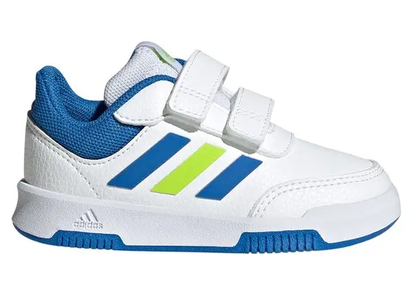 Adidas Tensaur Hook-and-loop Sneakers - Cloud White/bright Royal/solar Slime