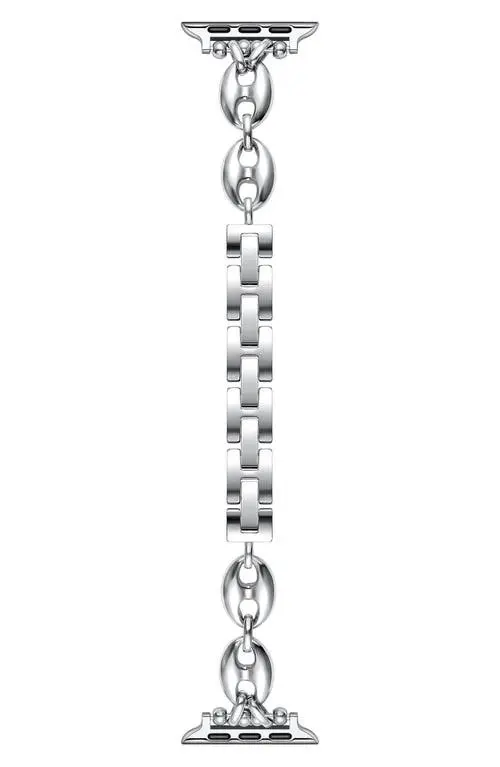 THE POSH TECH Poppy Apple Watch Bracelet - Silver