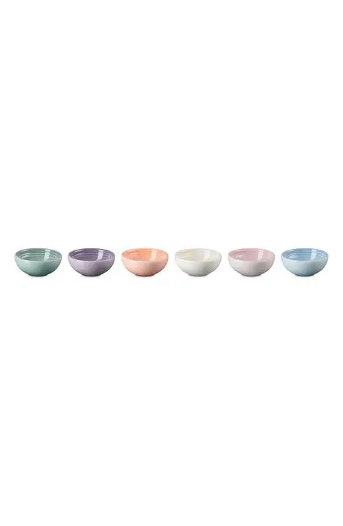 LE CREUSET Vancouver Set Of 6 Stoneware Pinch Bowls