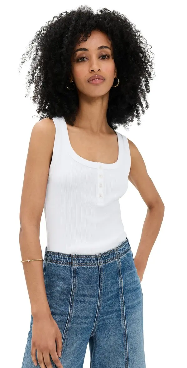 Veronica Beard Abbott Tank - White