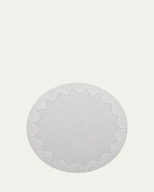 KIM SEYBERT Dream Weaver Placemat - Gray/white