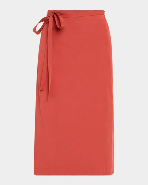 Vince Straight Wrap Skirt