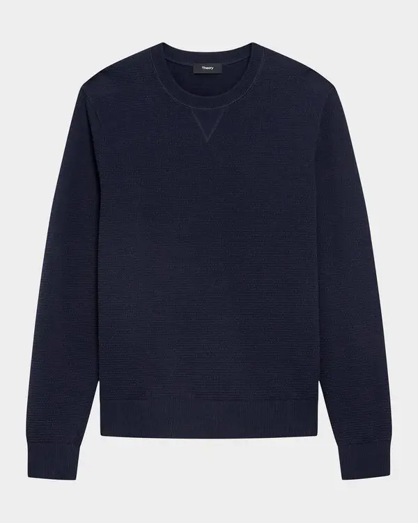 Theory Cotton Crewneck Sweater