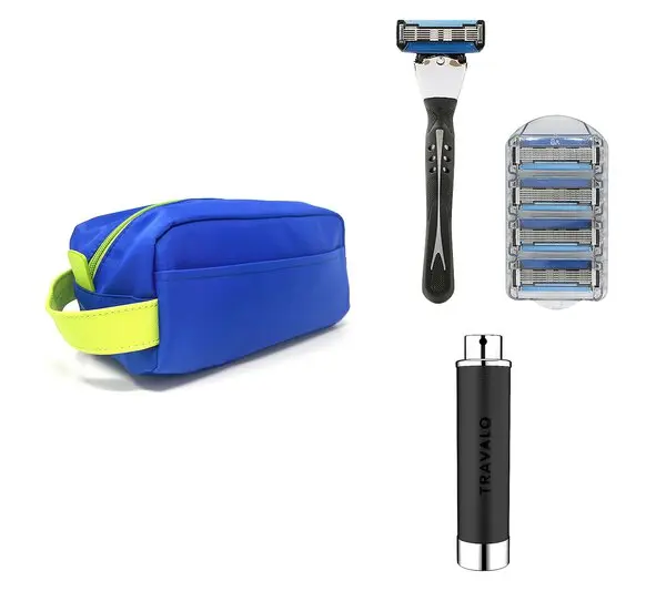 YOUZEY Groom & Go Shaving, Atomizer & Travel Bag