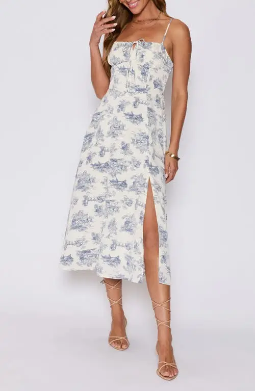 VICI Jessie Fit & Flare Milkmaid Sundress