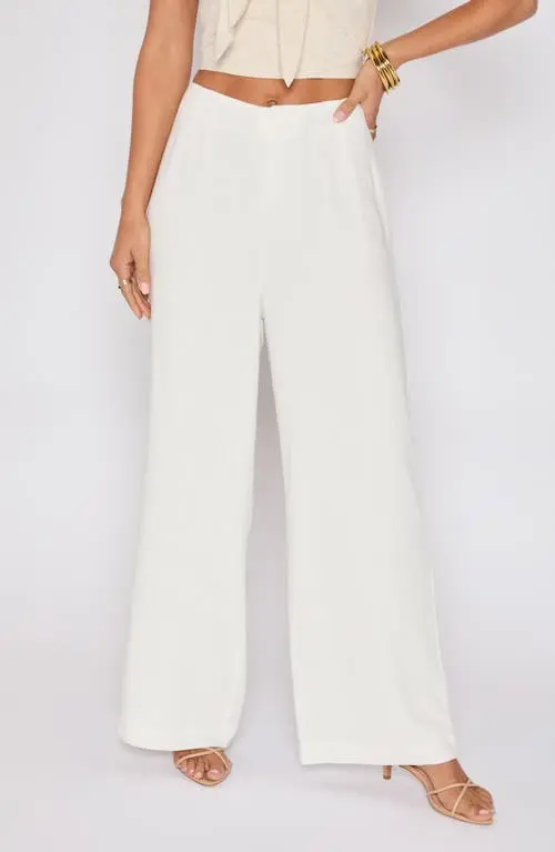 VICI Wide Leg Linen Blend Pants