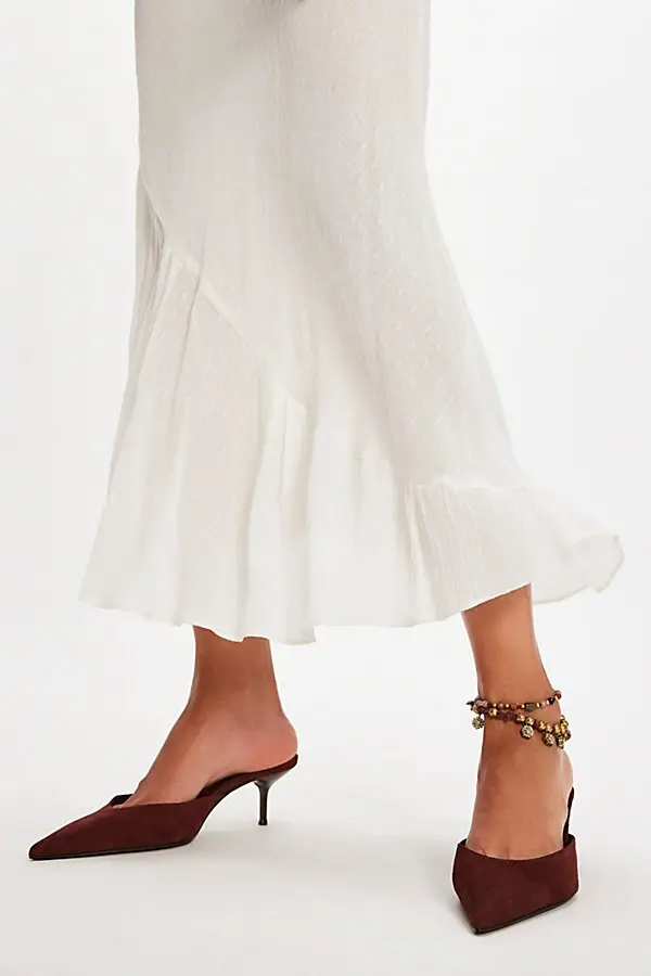Schutz Juls Kitten Heels - Root Brown
