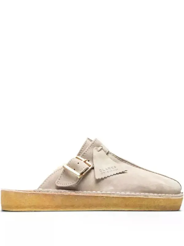 Clarks Trek Buckle-detail Mules