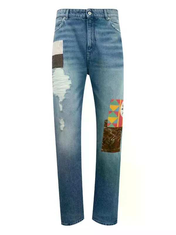 Loewe Patchwork Detail Jeans