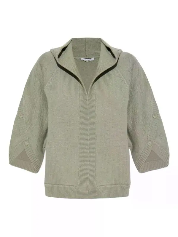 Max Mara Hooded Cardigan - Green