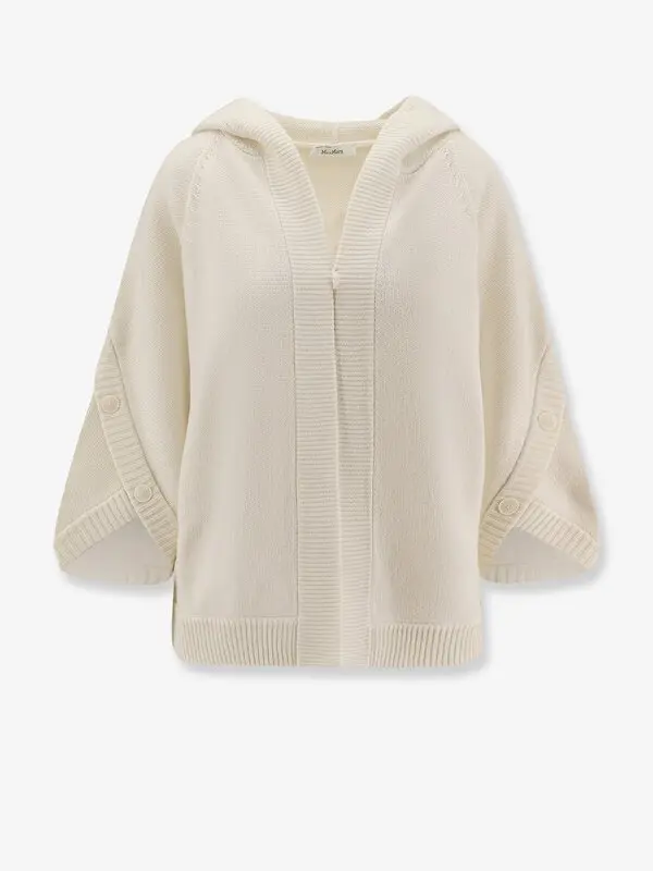 Max Mara Vals Wool And Cashmere Cardigan - White