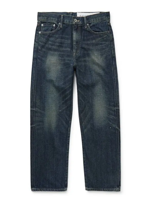 NEIGHBORHOOD Dp Basic Straight-leg Selvedge Jeans - Blue