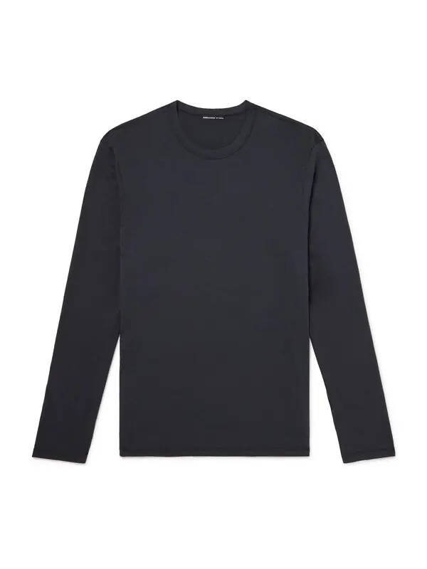 JAMES PERSE Lotus Slim-fit Cotton-jersey T-shirt - Gray
