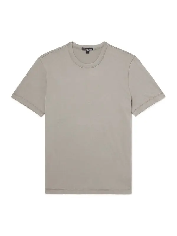JAMES PERSE Lotus Cotton-jersey T-shirt - Gray