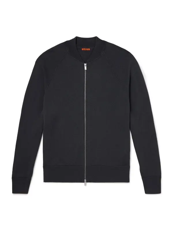 Barena Venezia Merino Wool Zip-up Cardigan - Gray