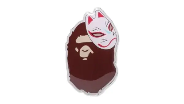 BAPE Japanese Fox Mask Pin
