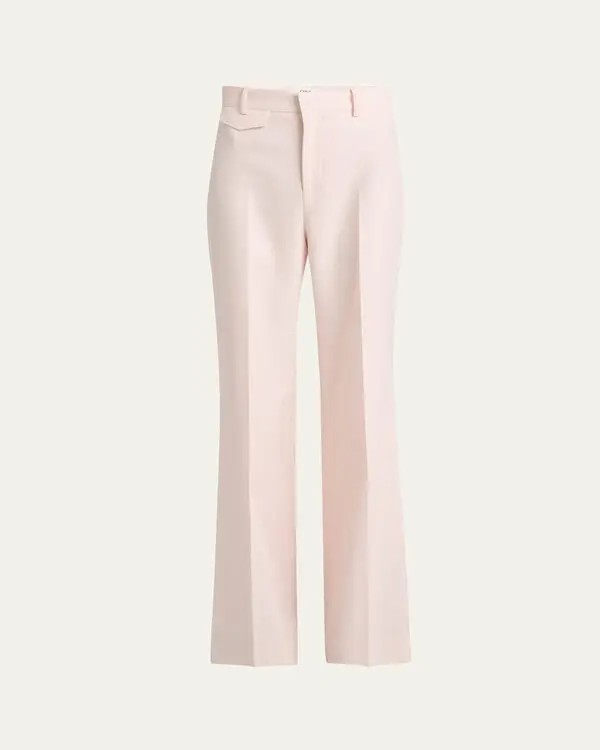 Chloé High-rise Wide-leg Suiting Trousers