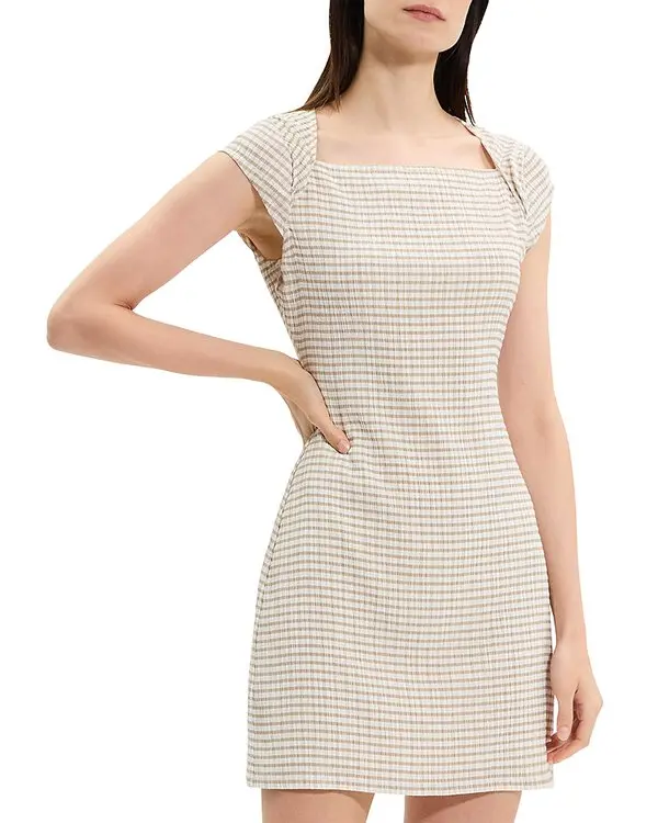 Theory Cap Sleeve Mini Dress
