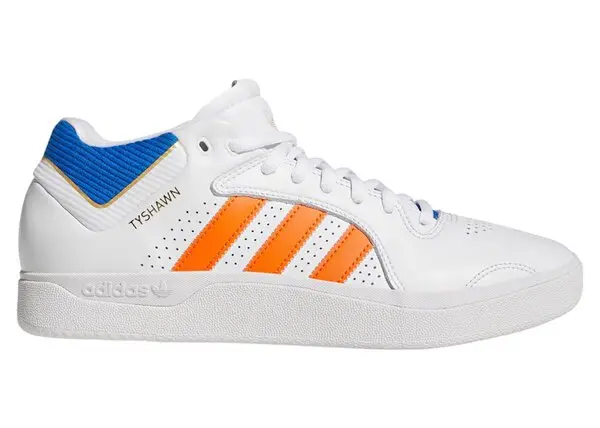 Adidas Tyshawn Sneakers - Cloud White/orange/blue Bird