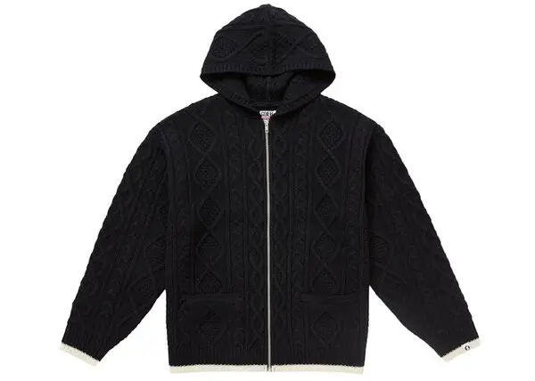Supreme Goodenough Zip-up Hooded Sweater - Black