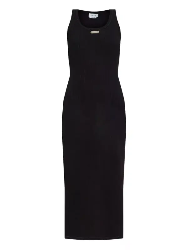 Alexander McQueen Placket Sleeveless Midi Dress