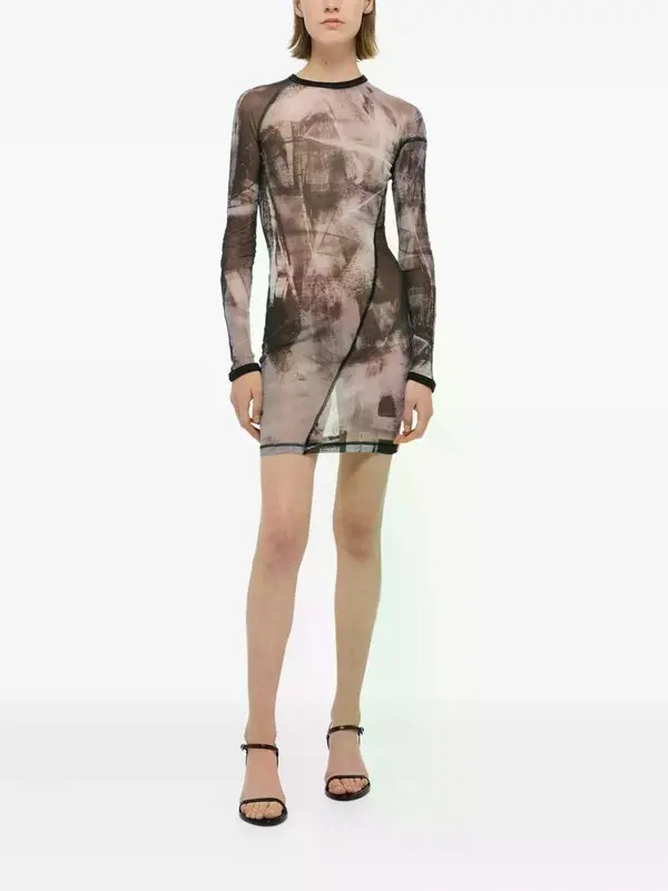 Helmut Lang Printed Mini Dress