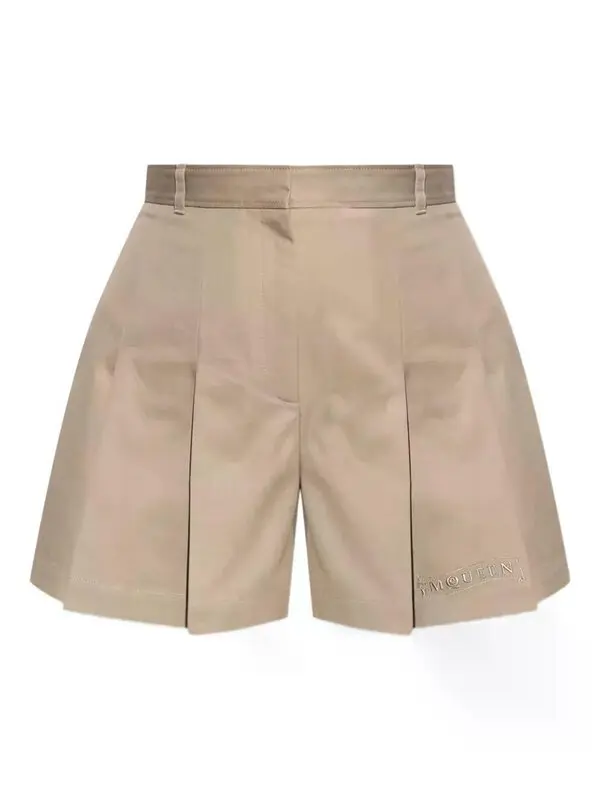 Alexander McQueen Pleated Shorts