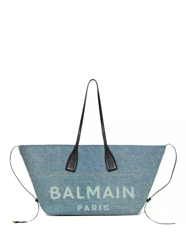 Balmain Track Tote Bag - Blue