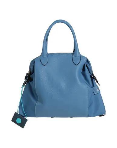 GABS Pebbled-leather Tote - Blue
